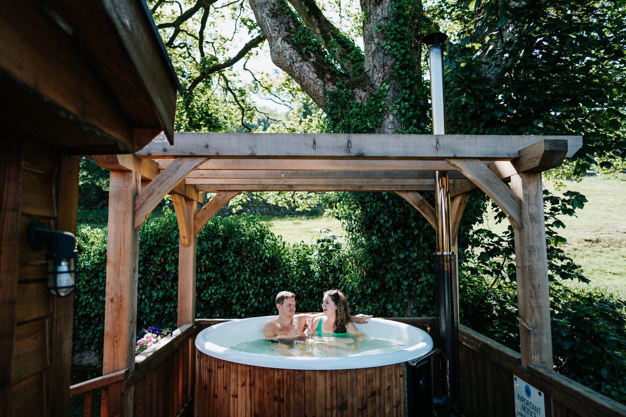 The Fisherman Timber Lodge Accommodation at Howgill Lodge